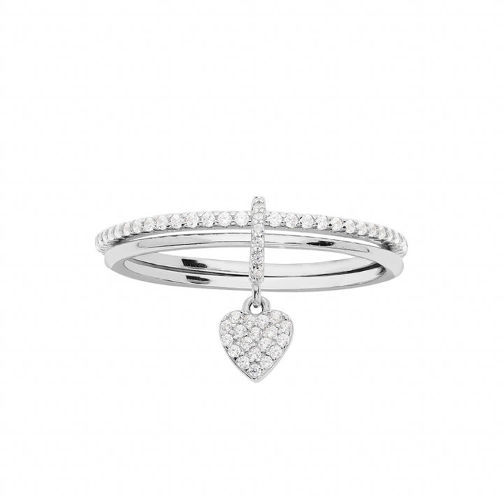 Coeur bague - Bague de fiancailles coeur – Une bague à chaque doigt